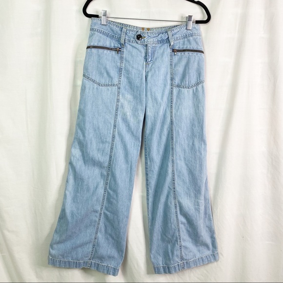 Levi's | Jeans | Levis Vintage 9s Wide Flared Leg Tab Button Light Wash ...